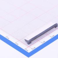 China SMT Connector 2.5mm Pitch FPC ZIF Right Angle Lower Type Model JUSHUO AFA07-S24FCC-00 for Electronic for sale