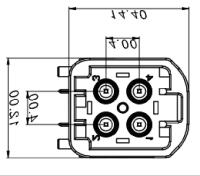 China Industrial Connector Kinghelm KH-FK4-Z-RM-103 Suitable for Electrical and Automation Systems for sale