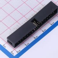 China 2.54mm pitch connector kinghelm KH-2.54PH180-2X17P-L8.9 featuring 180 degree orientation and 8.9mm pin length rated 3 amps for sale