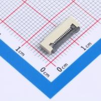 China Flip Type Connector 0.5mm Pitch H2.0 Height Featuring Large Solder Tab JUSHUO AFD01-S15FCA-00 for Electronic Assembly for sale