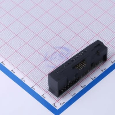 China Connector kinghelm KH-2.54PH180-2X16P-L8.9 with 180 degree orientation 2.54 pitch and gold flash plating for sale