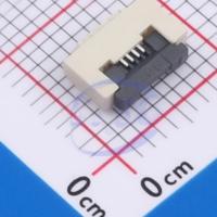 China JUSHUO AFD01 S04FCC 00 Flip Top Bottom Entry FPC Connector 0.5mm Pitch Suitable for Electronic Assembly for sale