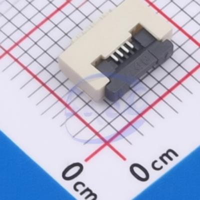 China JUSHUO AFD01 S04FCC 00 Flip Top Bottom Entry FPC Connector 0.5mm Pitch Suitable for Electronic Assembly for sale
