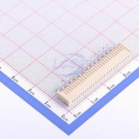 China 1.25mm Pitch FPC FFC Connectors with Phosphor Bronze Contacts and LCP Housing JUSHUO AF125-S28HCC-00 for sale