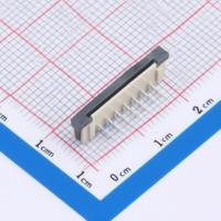 China JUSHUO AFA22 S14WCC 00 FPC Connector Dual Row 1.0mm Pitch Right Angle Plug In with Locking Mechanism for sale