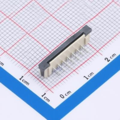 China JUSHUO AFA22 S14WCC 00 FPC Connector Dual Row 1.0mm Pitch Right Angle Plug In with Locking Mechanism for sale