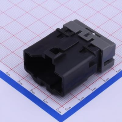 China Black color polypropylene connector assembly KUM PH772-06027 supporting wire gauge 085 to 2 for connector solutions for sale