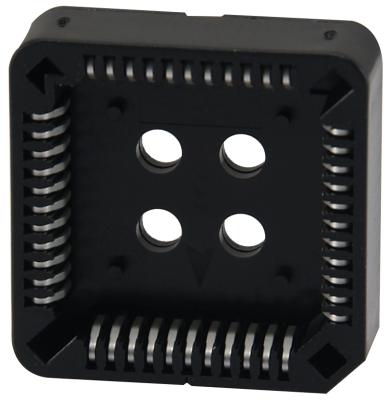 China PLCC Socket for Through Board Applications Kycon PX-28LCC 050 Pitch Chip Carrier to 100 Grid Adapter for sale