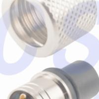 China M12 4 pin A code female connector molded with thermoplastic housing and IP67 rating L com M124AF MLD for sale