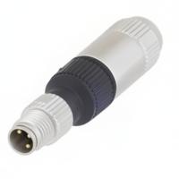 China IP67 Rated M8 Male Straight 3 Pole Connector L-com M8FT3M Suitable for Telecom Modular Applications for sale