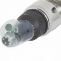 China Durable telecom M8 male 4 pole connector with zinc die cast housing L-com M8FT4M rated max 32V AC DC for sale