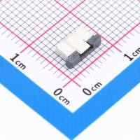 China Right angle flexible circuit connector JUSHUO AFC07-S04ECC-00 ZIF FPC upper type 3 SMT surface mount for sale