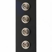 China Fiber optic sub panel with 6 single mode ceramic sleeve couplers L-com FSP-FC6-0-SMCR panel mount design for sale