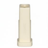 China Fiber optic LC coupler dust cap white PVC material L-com DSTCP-LC packaged 10 pieces per bag for sale