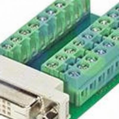 China Audio Video Projection Connector L-com DVIDDLFT DVI-D Dual Link Field Terminal for Easy Termination for sale