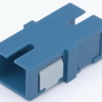 China Plastic Body Fiber Optic Economy Coupler SC Simplex Single Mode L-com FOA-SCSM1-PC0N with PEI Clip for sale
