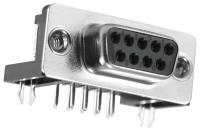 China 15 contact right angle pcb connector Kycon K22XHT-A15P-N30 with threaded inserts and rohs compliance for sale