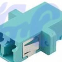 China Duplex Multimode Fiber Optic Economy Coupler Featuring PEI Clip L-com FOA-LCM32-PC0F and Plastic Body for sale