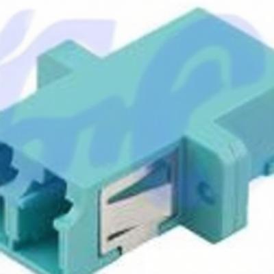 China Duplex Multimode Fiber Optic Economy Coupler Featuring PEI Clip L-com FOA-LCM32-PC0F and Plastic Body for sale
