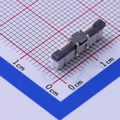 China FPC ZIF Normal Type SMT Connector 05mm Pitch JUSHUO AFC11-S20ICA-00 for Flexible Cable Connection for sale