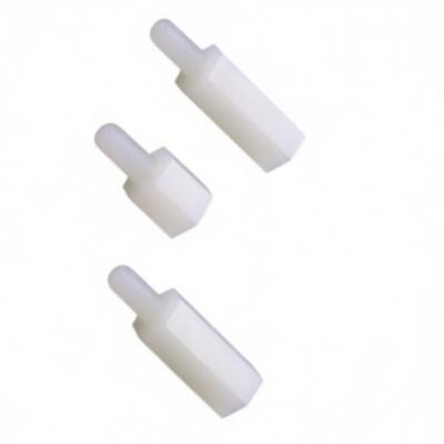 China KSS HTS 425 Hexagonal Standoff Flame Retardant Nylon 66 Material for Secure Circuit Board Separation for sale