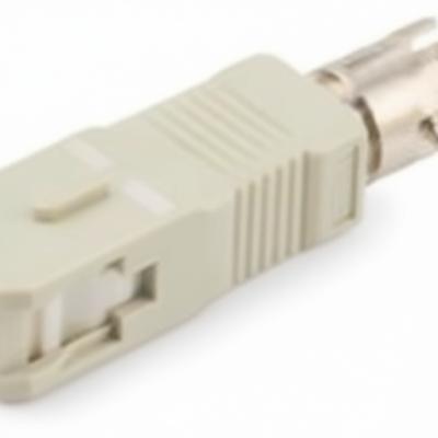 China Multimode Hybrid Fiber Adapter SC Male and ST Female Connectors L-com FOA-MM-SCM-STF with Dust Caps for sale