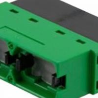 China Durable MPO Duplex Coupler Featuring Translucent Internal Component L-com FOA-824-GRN Ideal for Fiber Optic Applications for sale