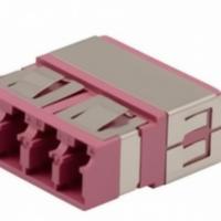 China High density fiber optic shutter with vertical spring and LC LC quad coupler L-com FOA-817-HVI EU RoHS compliant for sale