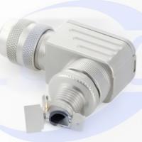 China Field Terminating M12 8 Pin Male Connector L-com M12FT8AM90S 90 Degree IP67 Protection for sale