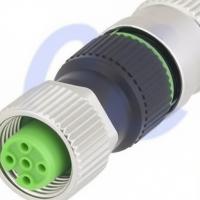 China Telecom Connector L-com M12FT4AF M12 Female 4 Pole A Code with Straight Configuration and IP67 Rating for sale