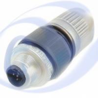 China 5 pole M12 male straight connector L-com M12FT5AM featuring IP67 protection and wide temperature range for sale