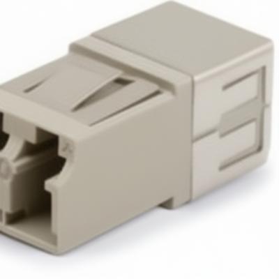 China Beige fiber optic coupler vertical spring high density shutter L-com FOA-815-BGE compatible with lc lc duplex panels for sale