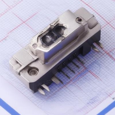 China industrial electrical connector kinghelm KH-DR9-F5.08 with nickel plated SPCC shell and PBT UL94-V0 housing for sale