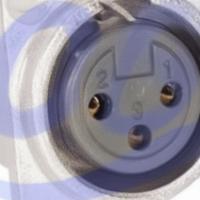 China Audio Video 3 Pin XLR Panel Mount Coupler Connector L-com CON-XLR3F with Solder Cup Termination for sale