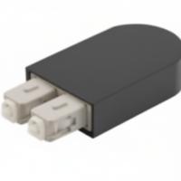 China SC Connector Fiber Loopback Cable Assembly Multimode 50 125 L-com FOL-AT-SCUMM-01D Dust Cap Included for sale