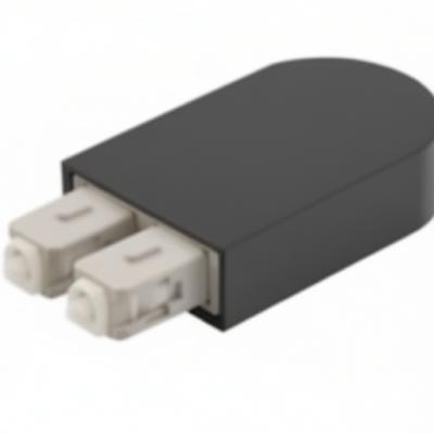 China SC Connector Fiber Loopback Cable Assembly Multimode 50 125 L-com FOL-AT-SCUMM-01D Dust Cap Included for sale