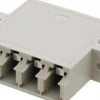 China Fiber Optics Projection Component L-com FOA-806-BGE with Quad Shuttered Design and Beige PBT Body Material for sale