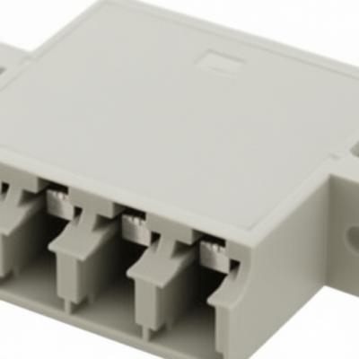 China Fiber Optics Projection Component L-com FOA-806-BGE with Quad Shuttered Design and Beige PBT Body Material for sale