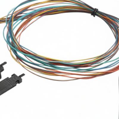 China 12 Core Fiber Ribbon Fan Out Kit Featuring 0.9mm PVC Loose Tube L com FCA FOK12091P for Fiber Optics for sale