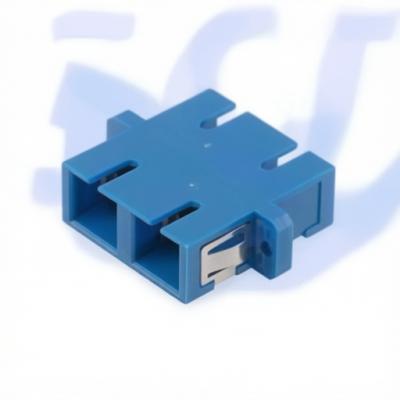 China Economy fiber optic coupler L-com FOA-SCSM2-PC0F duplex single-mode fiber plastic body with PEI clip for sale