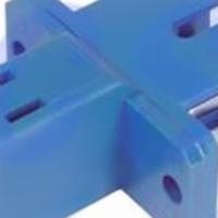 China Durable LC SC Duplex Multimode Fiber Optic Adapter with Stainless Steel Mounting Tabs L-com FOA-020C for sale