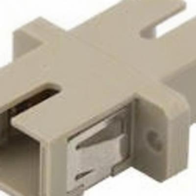 China Simplex multimode fiber coupler L-com FOA-SCM11-PC0F featuring SC connector and plastic body design for sale