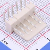 China electrical connector strip kinghelm KH-HX2.54-06FGW suitable for AWG24 to 30 wire sizes and 16mm PC board thickness for sale