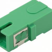 China Single mode fiber simplex fiber optic coupler with internal shutter plastic body SC APC connector L-com FOA-SASM1-PCUN-ISH for sale