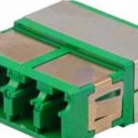 China Fiber optic shutter side spring green high density LC LC quad coupler L-com FOA-813-GRN EU RoHS directive compliant for sale