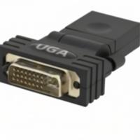 China Durable Audio Video DVI 24 5 Male to HDMI Female Adapter with Gold Plated Connectors L-com VIC00013 for sale