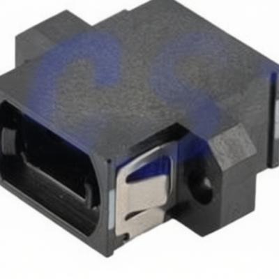 China Panel mount MPO MTP fiber optic adapter with dust cap and full flange design L-com FOA-990A ABS body for sale