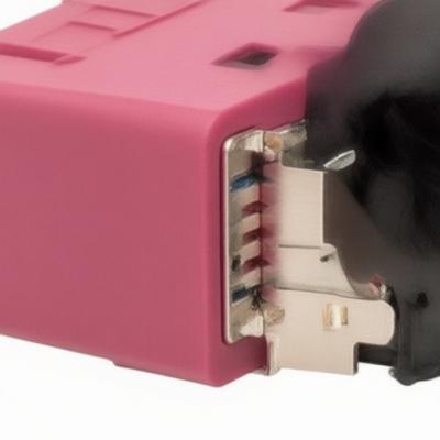 China Durable Fiber Optic MPO Simplex Coupler Featuring Shutter Mechanism L-com FOA-825-HVI for Fiber Panels for sale