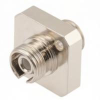 China L com FOA 962 FC APC Single Mode Fiber Optic Coupler Featuring Square Metal Body and Green Vinyl Dust Cap for sale