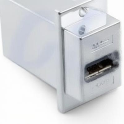 China High Retention USB 3.0 Type A Female Coupler Panel Mount Shielded L-com ECF504-30-UAAS-HR for Data Transfer for sale